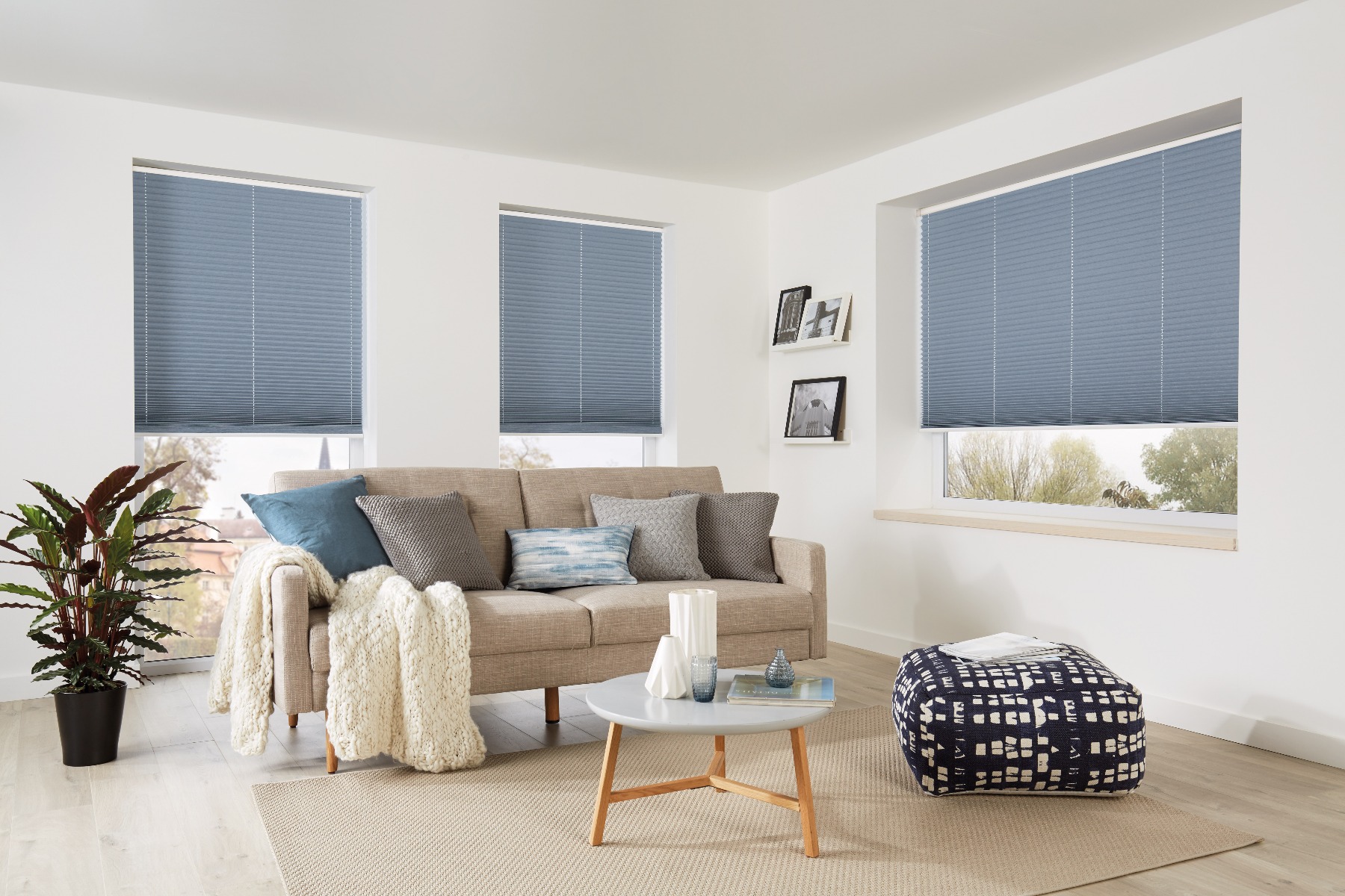 How to style your patterned window blinds